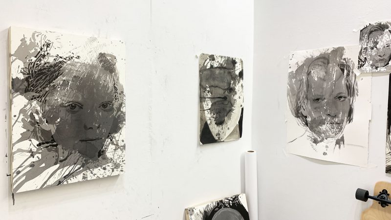 Abstract Stories in Ink on Paper in Mark-Making Techniques | Bartosz Beda